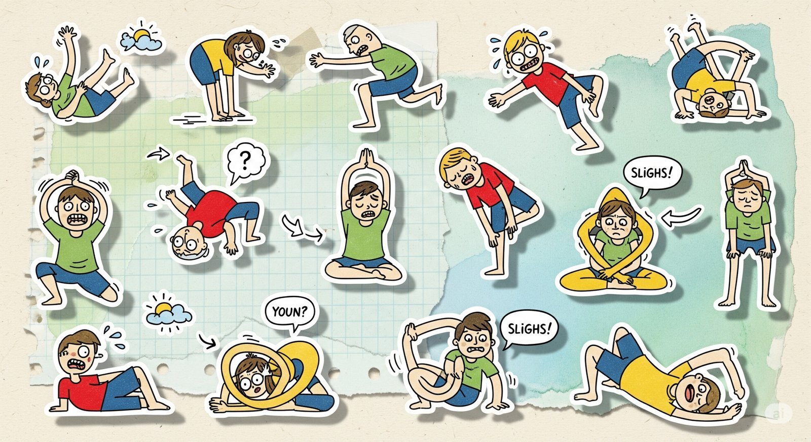 10 Funny Yoga Poses That Will Make You Laugh Out Loud
